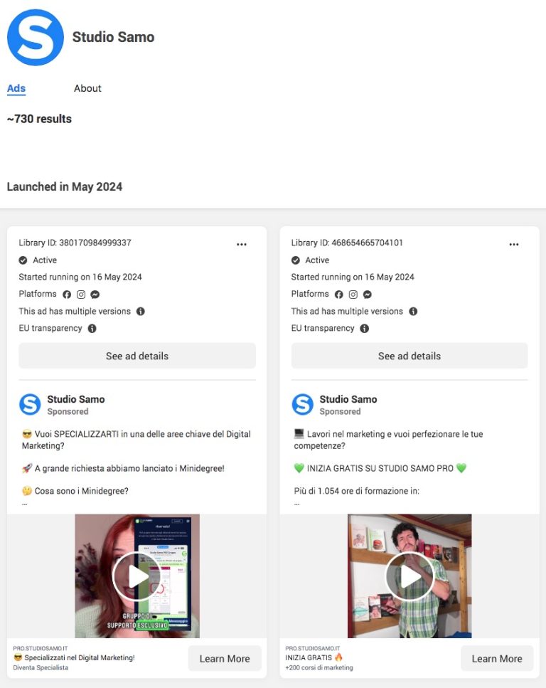 Facebook (META) Ads Library: cos'è e come usarla per l'advertising